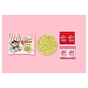 [Samyang] Cream Carbo Bulldark Spicy Chicken Roasted Noodle Soup (Pack of 4) / Korean food/Korean ramen/Spicy Korea Noodle Challenge (overseas direct shipment)