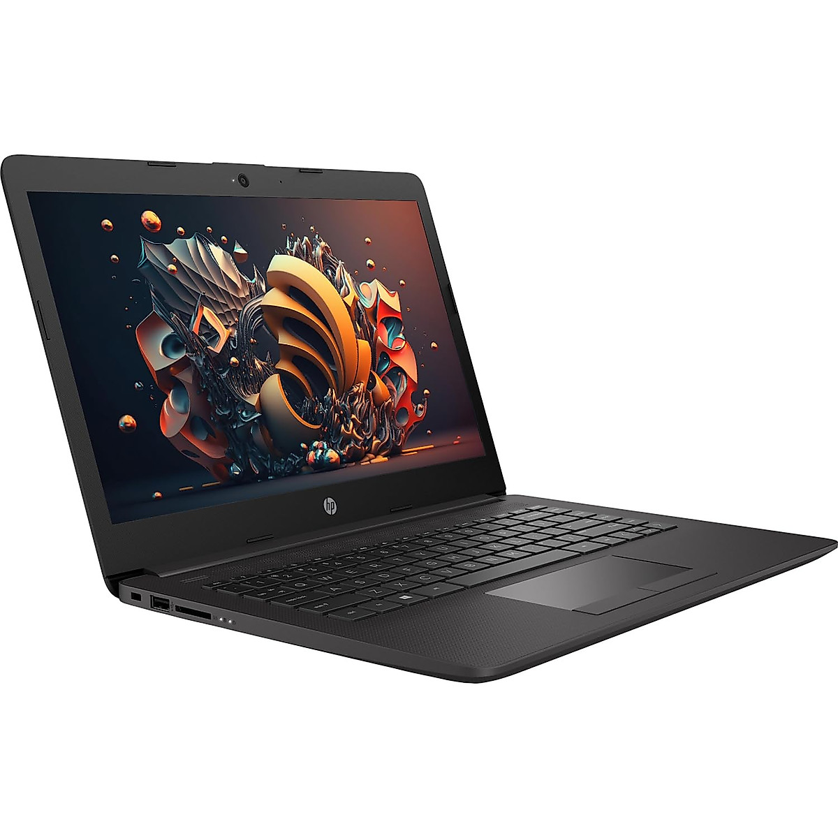 HP 240 G7 Business Laptop, 14" HD Display, Intel Celeron N4020 Processor, HDMI, Webcam, Bluetooth, Wi-Fi, UK Keyboard, Windows 11 Pro (16GB RAM | 256GB SSD)