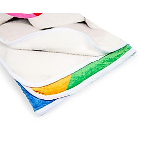 Jet-Puffed Marshmallows Plush Fleece Throw Blanket | Soft Polyester Cover For Sofa and Bed, Cozy Home Decor Room Essentials | Cute Gifts and Collectibles | 45 x 60 Inches