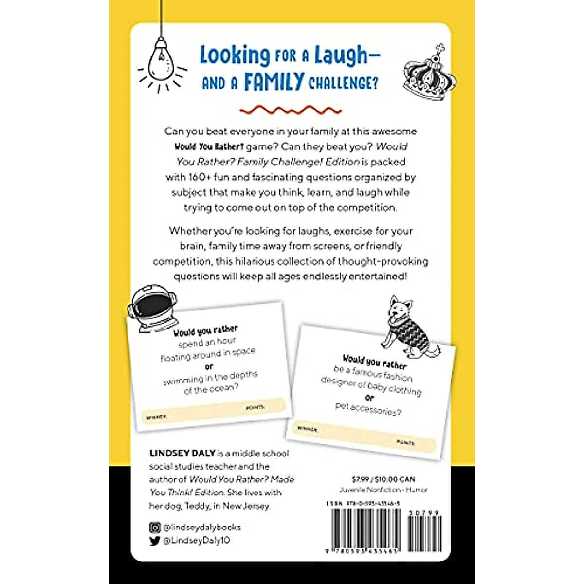 Would You Rather? Family Challenge! Edition: Hilarious Scenarios & Crazy Competition for Kids, Teens, and Adults