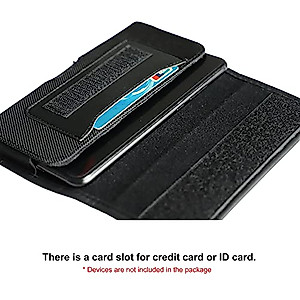 FZXSOGY Universal Horizontal Cell Phone Holster Case with Belt Clip for Mobile Phone - XXL