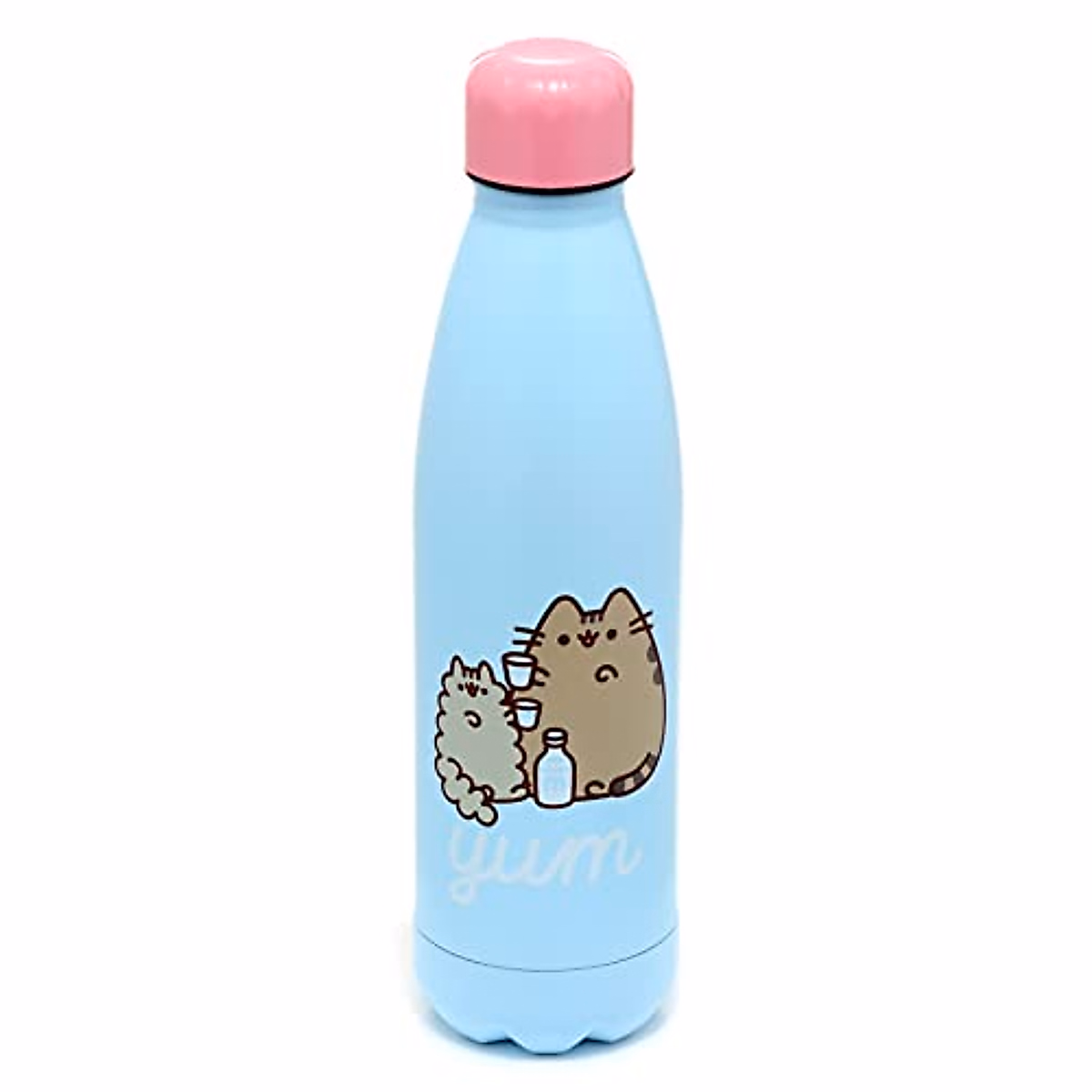 Puckator Pusheen Foodie 500ml Stainless Steel Insulated Bottle for Hot or Cold Drinks
