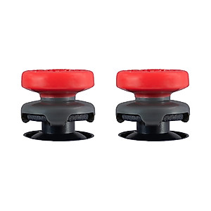 KontrolFreek Call of Duty: Vanguard Performance Thumbsticks for PlayStation 4 (PS4) and PlayStation 5 (PS5) | 2 High-Rise, Hybrid| Red/Black