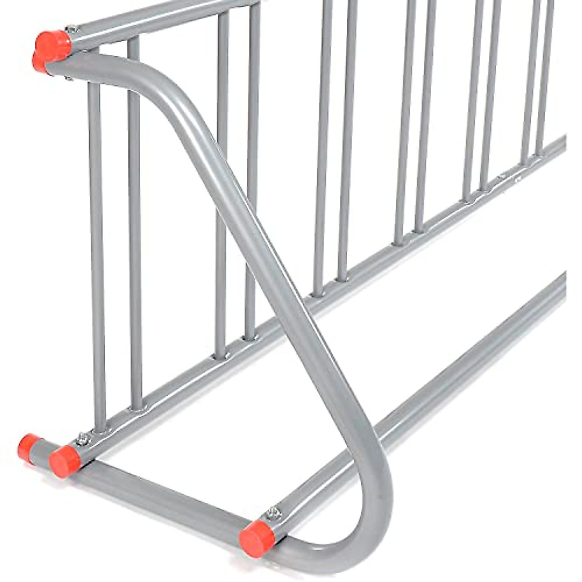 Global Industrial 111" L All-Steel Grid Rack, 9 Bikes, Powder Coated Steel