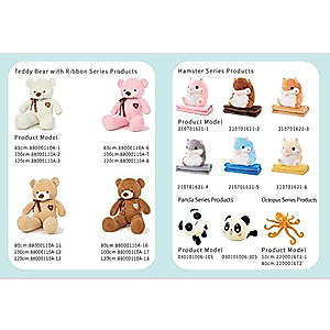 YunNasi Big Teddy Bear Stuffed Animal 31.5 Inch Giant Teddy Bear with Love Heart Large Plush Toy Huge Soft Doll Gift for Kids Girls Girlfriend on Birthday Valentine's Day Christmas Baby Shower Brown