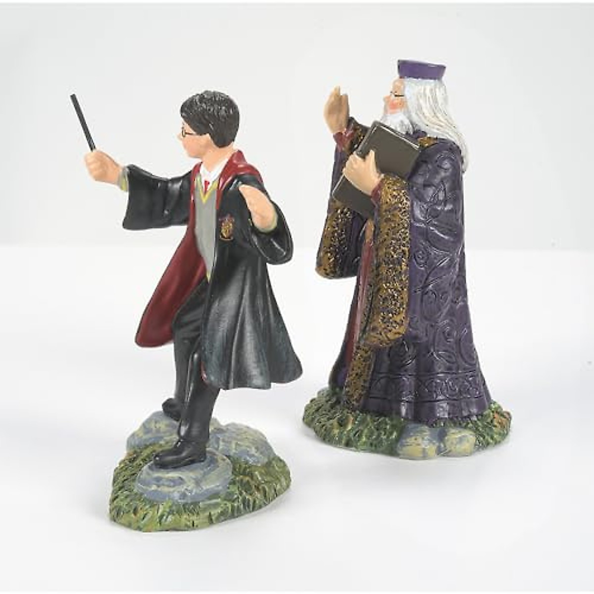 Department56 Potter Village Accessories Harry and Headmaster Figurine Set, 3.15", Multicolor, 2 Count