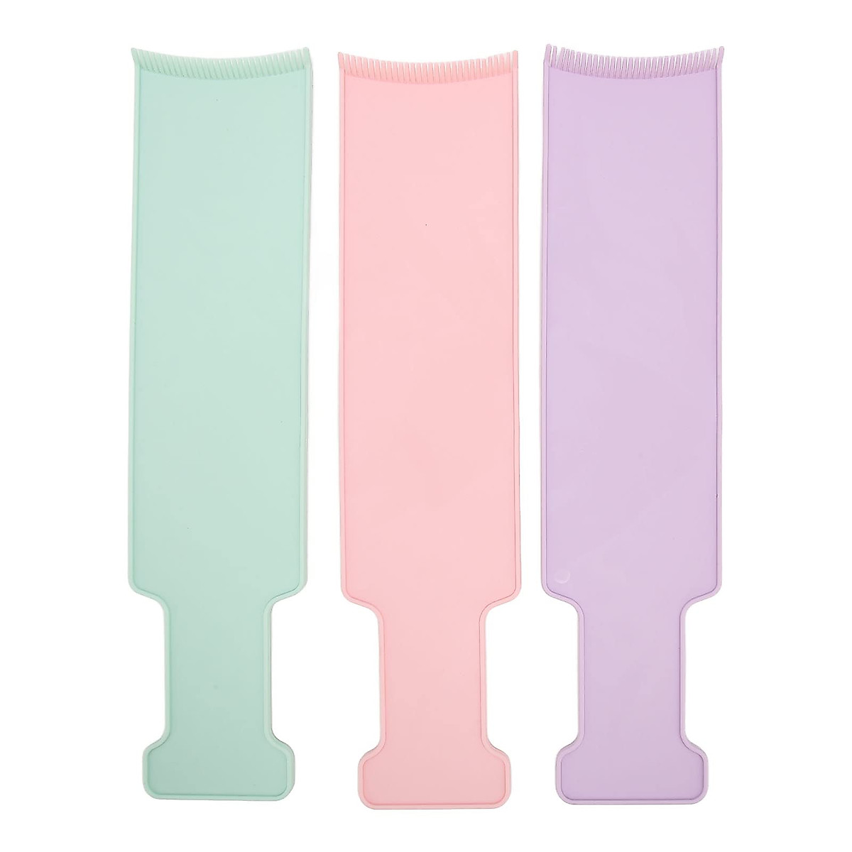 3 Pack Balayage Board and Paddle Set for Hair Bleach Hair Dye Curved Comb Teeth Long Board Coloring Set