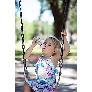 Refresh-a-Baby Universal Bottle Top Adapter – 2 Pc Pack, Reusable, Convert any Bottle into a Child's Bottle, Fits any Formula (Pink)