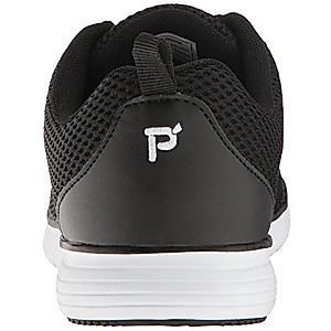 Propét Women's TravelFit Prestige Walking Shoe, Black, 10 2A US