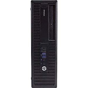 HP EliteDesk 800 G2 SFF Desktop PC Intel i7-6700 up to 4.00GHz 32GB New 1TB NVMe SSD + 2TB HDD Built-in WiFi AC1200 HDMI BT Dual Monitor Support Wireless Keyboard and Mouse Win10 Pro (Renewed)