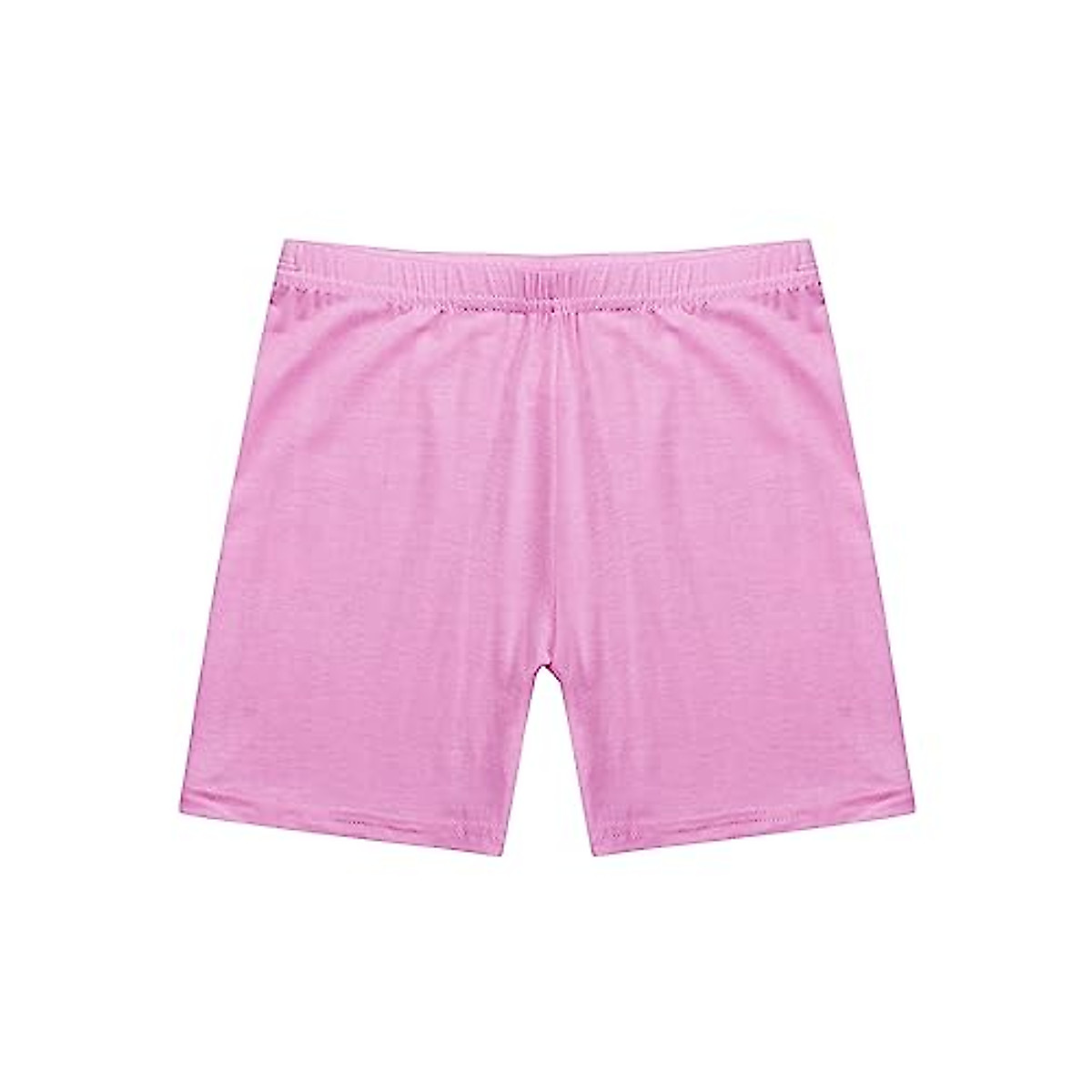 TiaoBug 6 Packs Kids Girls Soft Safety Shorts Stretchy Underskirt Pants Gymnastic Cycling Athletic Shorts Bottoms Yellow&Red&Hot Pink&Navy Blue&Black&White 5-6 Years