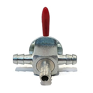 The ROP Shop Gas Fuel Shut-Off Valve Two-Way for Zero Turn Lawn Mower ZTR Garden Tractor
