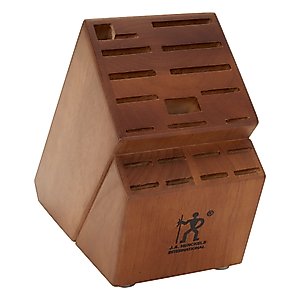 HENCKELS 19-Slot Knife Storage Block - Acacia