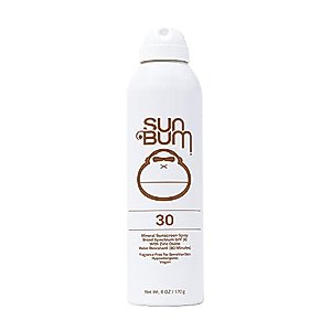Sun Bum Mineral SPF 30 Sunscreen Spray | Vegan and Reef Friendly (Octinoxate & Oxybenzone Free) Broad Spectrum Natural Sunscreen with UVA/UVB Protection | 6 oz (packaging may vary)