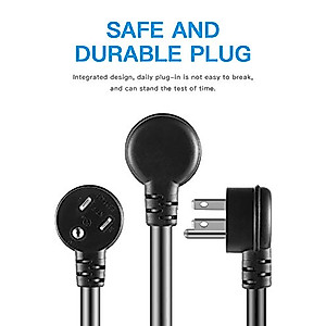 KMC 12-Outlet Surge Protector Power Strip with 8 USB Charging Ports (5V/10A), 4500J,6-Foot Cord