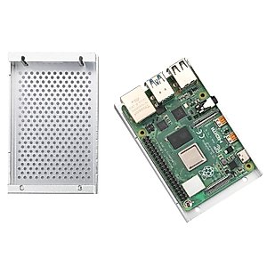 Raspberry Pi 4 Case RPI 4 Aluminum Case RPI 4B Metal Shell Silver Enclosure for RPI 4 Model B (Silver)