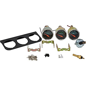 Under Dash 3-Gauge Panel for 1967-72 GM Trucks: Premium Kit with Factory-Matched Styling, Includes Volt, Oil Pressure & Coolant Temperature Gauges, LED Perimeter Lighting
