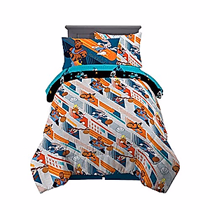Franco Kids Bedding Super Soft Comforter and Sheet Set with Sham, 5 Piece Twin Size, Space Jam 2 A New Legacy