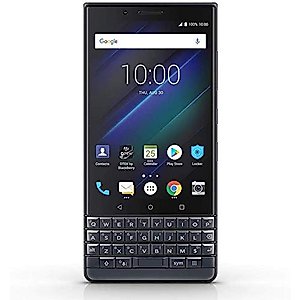 BlackBerry Key2 LE 64GB Unlocked GSM Phone w/Dual 13MP & 8MP Camera (Slate, 64GB Dual Sim (ATT, Verizon, Tmobile))