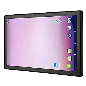 HEEPDD 10.1 Inch Tablet, Calling Tablet 2.4 5GWiFi Dual Band 8 Core CPU 100‑240V Black for Android11 for Office (US Plug)
