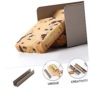 HONMEET 1pc Cookie Organizer Cupcake Cake Making Tray Biscuit Making Mold French Bread Loaf Dessert Mould Kitchen Supply Matzo Crackers Loaf Bread Pan Carbon Steel Mold Kitchen Supplies