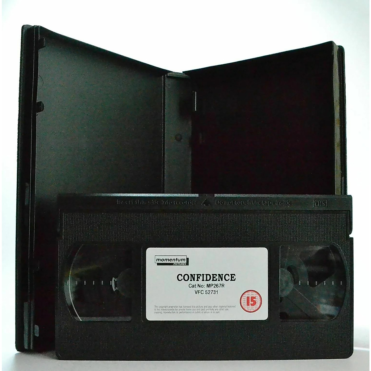 Confidence: Film By J.Foley - Large Box - Andy Garcia/Dustin Hoffman - Pal VHS