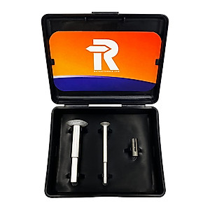 Rotary Thread Repair Kits - Faster & Easier to Chase, Restore & Clean Internal or External Threads, All in One Universal Thread Files Set, Inch, Metric, Grooves, Glands, ACME, Buttress Thread