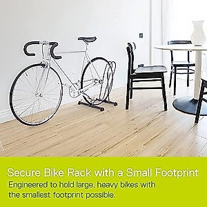 Single Bike Stand Floor by Delta Cycle (2-Pack) - Tool-Free Adjustable Bike Racks for Mountain, Fat Tire, Road Bikes, Freestanding Bicycle Rack for Garage Parking