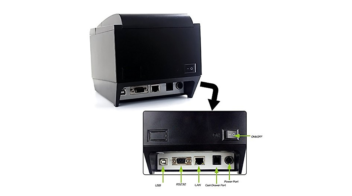 Symcode POS Thermal Receipt Printer - Fast, Reliable & Compatible