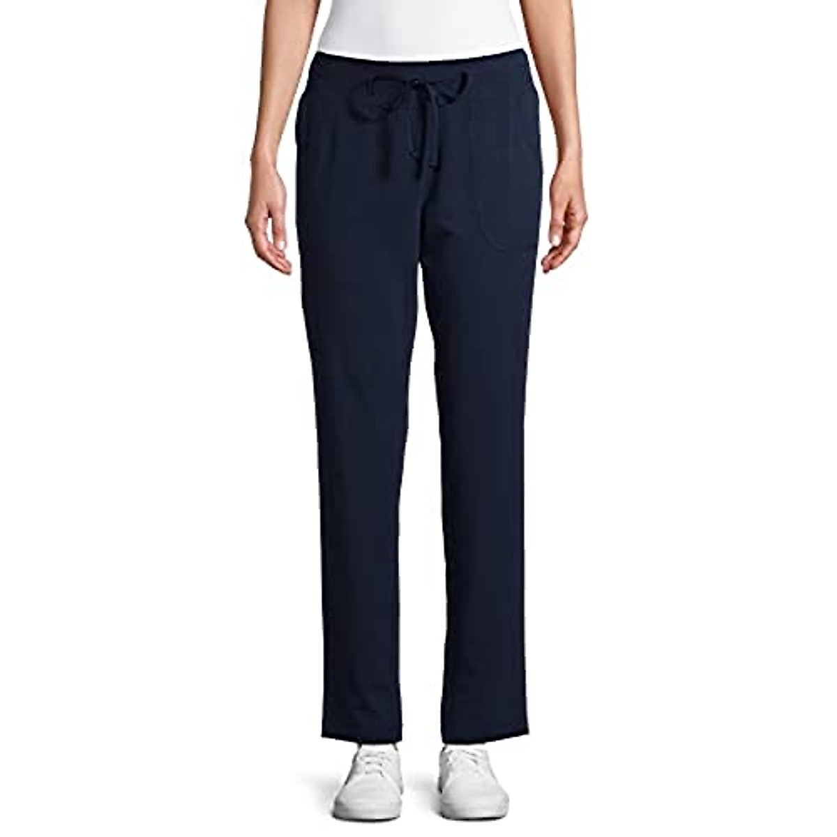 Athletic Work Women's Core Knit Pants (Large Petite, Blue) 12-14 Petite