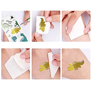 Luminous Dinosaur Temporary Tattoos for Kids,160 Styles (20 Sheets) Glow Dinosaur Decorations for Birthday Party Supplies Favors for Boys and Girls, Dinosaur Tattoos Stickers (Dinosaur)
