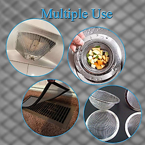 3 PCS Stainless Steel Woven Wire Mesh Screen - 11.8"X8.2" - 1mm Hole Diameter 0.4mm Easy to Cut - Air Vent Mesh, Window Screen Mesh
