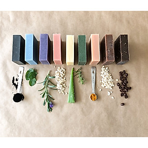 Aspen Kay Naturals Handmade Dead Sea Mud Soap Bar, Activated Charcoal & Pure Essential Oils, 4.5 oz Bar