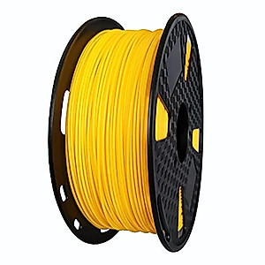 PLA MAX PLA + Lemon Yellow PLA Filament 1.75 mm 3D Printer Filament 1KG 2.2LBS Spool 3D Printing Material Stronger Than Normal PLA Pro Plus Filament CC3D PLA Yellow Color