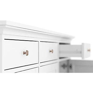 Tvilum Sonoma Sideboard with 3 Doors and 3 Drawers, White