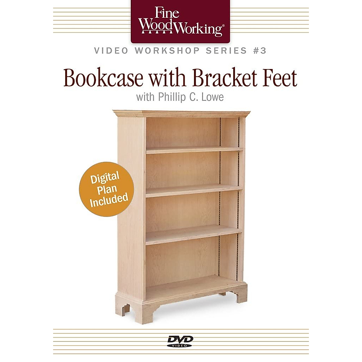 Fine Woodworking Video Workshop Series - Bookcase with Bracket Feet