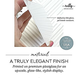 4x6 Inch Close the Lid Before You Flush Designer Sign ~ Ready to Stick, Lean or Frame