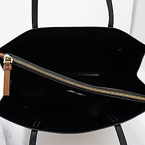 Marc Jacobs M0016131 Chocolate Truffle With Gold Hardware Women's Grind Color Block Large Tote Bag