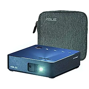 SUS ZenBeam S2 Portable Mini Wireless Projector with Speakers 500 Lumens Native 720P USB-C HDMI ( Renewed)