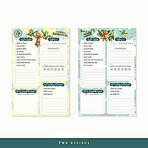 Bright Day Calendars Dino Train Kids Chore to Do List Daily Task Checklist Planner Time Management Notebook by Bright Day Cool Kids Room Non Dated Flex Cover Spiral Organizer 8.25 x 6.25