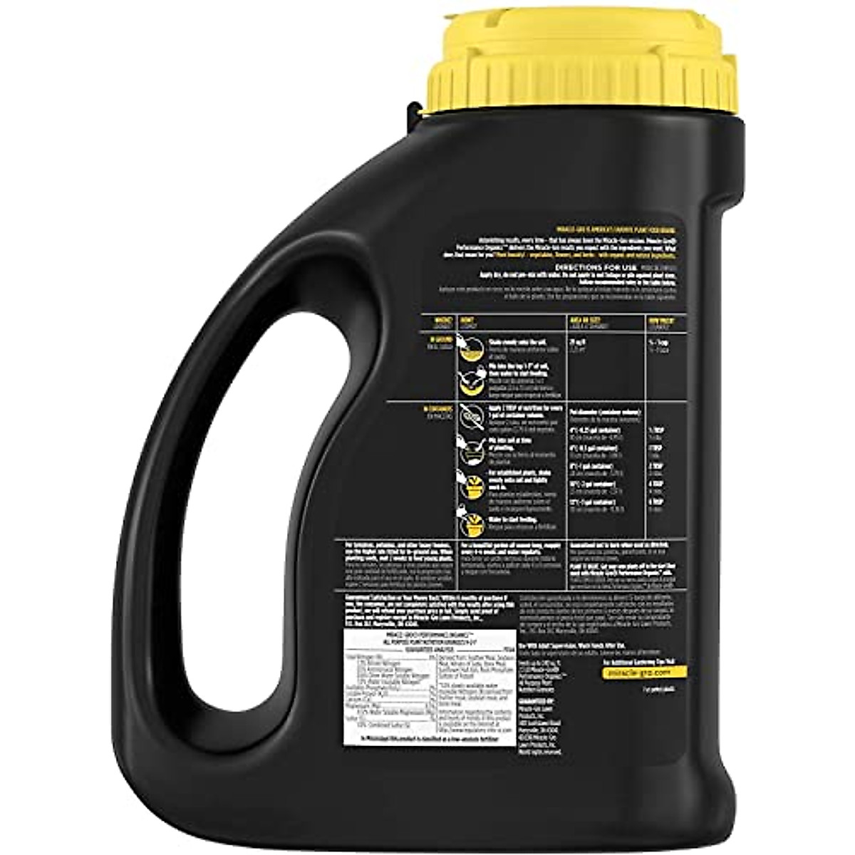 Miracle Gro 3003510 2.5 Lb Performance Organics All Purpose Plant Nutrition Granules 9-2-7