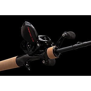 13 FISHING - Inception G2 Baitcast Reel - 7.3:1 Gear Ratio - Left Hand Retrieve (Fresh) - ING2-7.3-LH, Black