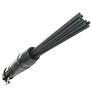 TOOLPEAK Compact air needle scaler air-powered pneumatic rust paint weld removal tool, pneumatic needle scaler