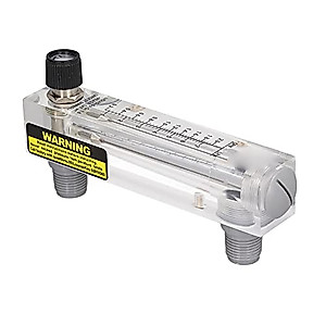 Water Meter, Acrylic Liquid Meter Panel Type Tester, 0.2, 2GPM Smart Testing for Measuring Control, Transparent and Lightweight with Long Working Hours, LZM, 15T