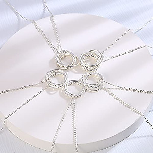 30th Silver Birthday Gifts for Women S925 Sterling Silver Birthday Necklaces 30th 40th 50th 60th 70th 80th Happy Mothers Day Jewelry 30 40 50 60 70 80 Year Old for Daughter Mom Friend Jewelry Gifts