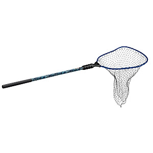 Ego S1 Slider Fishing Net, Ultimate Fishermen Tools Fixed Handle, Replaceable Head, Salt & Freshwater, 19x21 Inch Hoop