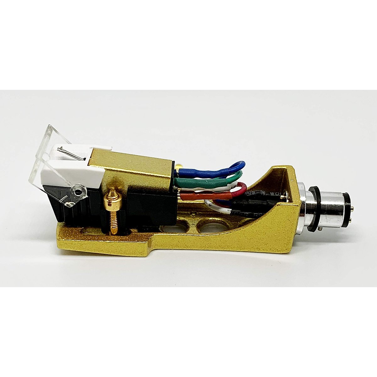 Cartridge and Stylus, needle and Gold Headshell with mounting bolts for Technics SL-1200, SL-1210, SL-1600, SL-1610, SL-1700, SL-235, SL-23A, SL-B2, SL-B202,