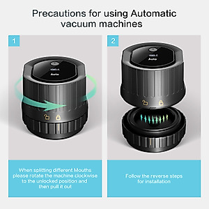 MASONKING Electric Mason Jar Vacuum Sealer, Unique Mothers Day Gifts, Jars Vacuum Sealer Kit for Wide Mouth and Regular Mouth Mason Jars Canning, Fully Automatic