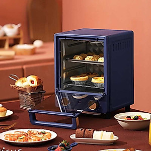 CZDYUF Household Electric Baking Oven Mini Vertical oven Intelligent Pizza Dessert Cake Maker 60min Timing Baking Tools
