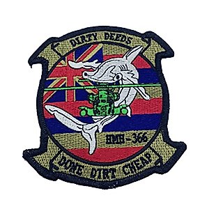 HMH-366 Dirty Deeds Patch – with Hook and Loop